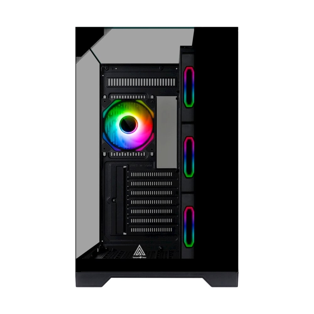 ATX CASE (NP) TSUNAMI ADVENTURE SKY PLUS I KK 1267 K *4 ARGB BLACK ...