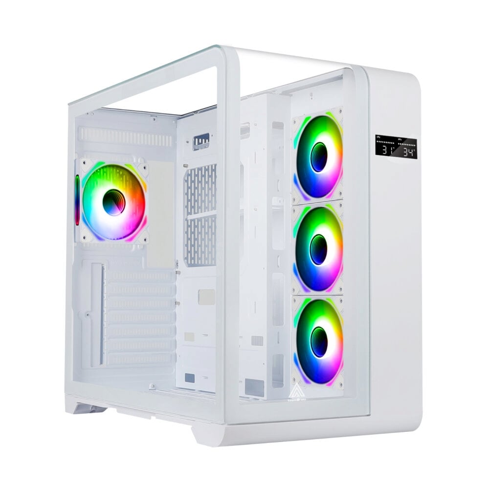 ATX CASE (NP) TSUNAMI ADVENTURE SKY PLUS II WW 1267 W *4 ARGB WHITE ...