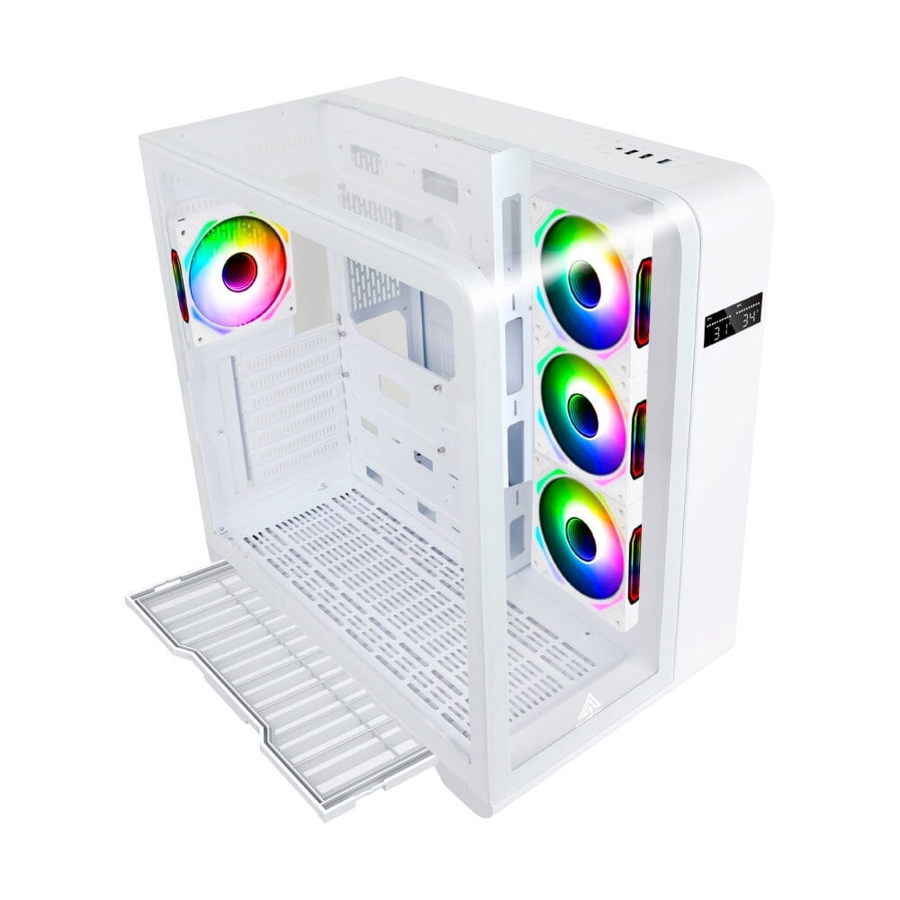 ATX CASE (NP) TSUNAMI ADVENTURE SKY PLUS II WW 1267 W *4 ARGB WHITE ...