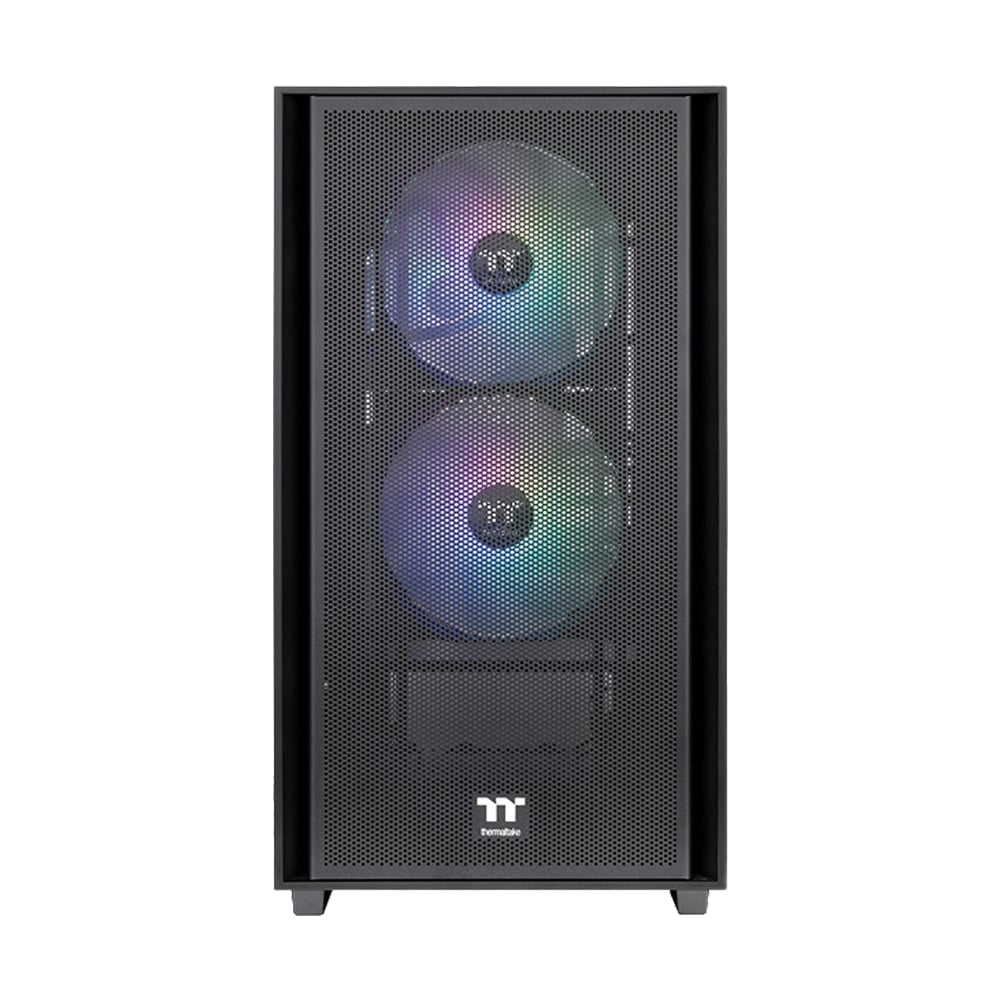 mATX CASE (NP) THERMALTAKE VERSA H16 TG ARGB BLACK (CA-1Y8-00S1WN-02)