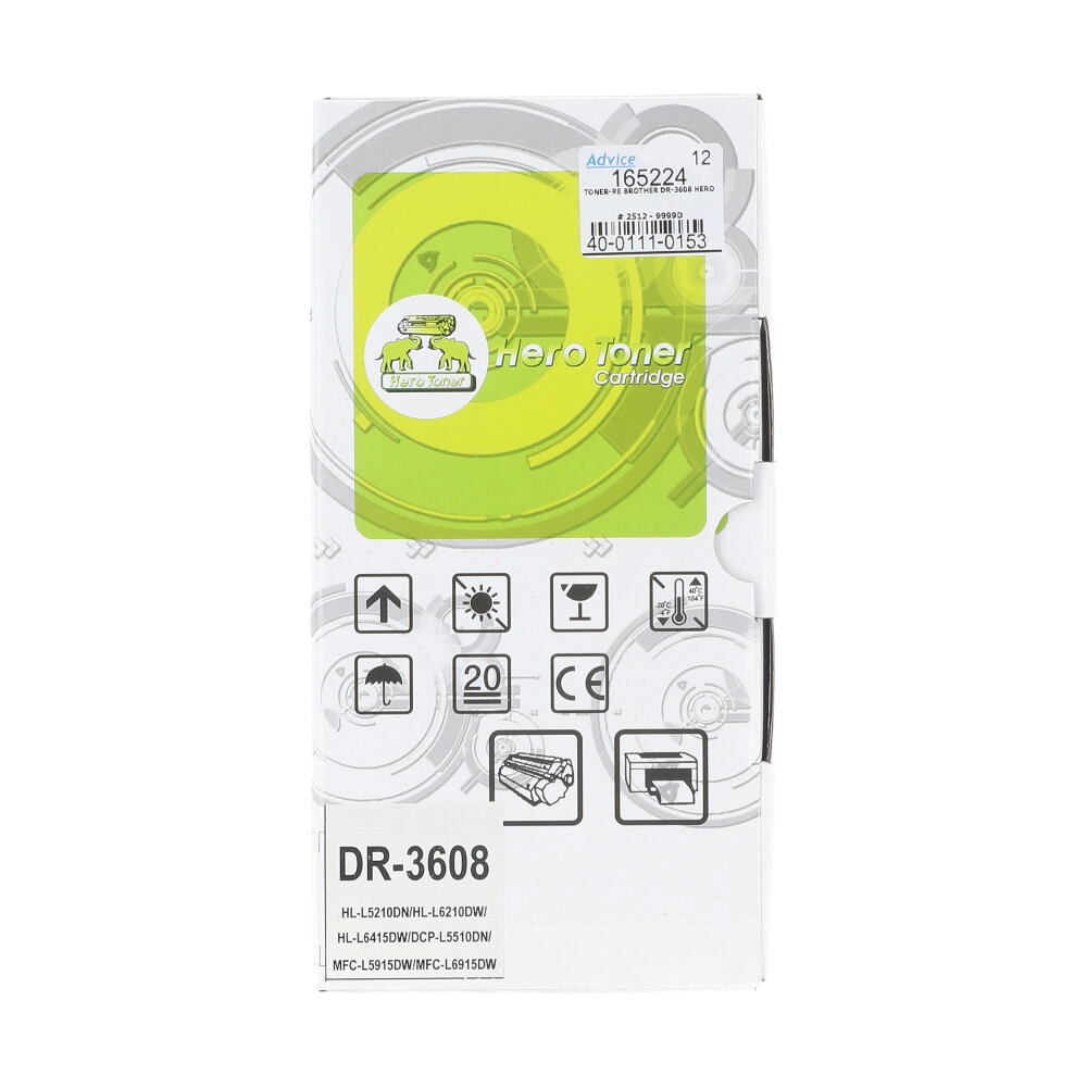 TONER-RE BROTHER DR-3608 HERO | Advice จ.กรุงเทพฯ สาขา A040 (โครงการ ...