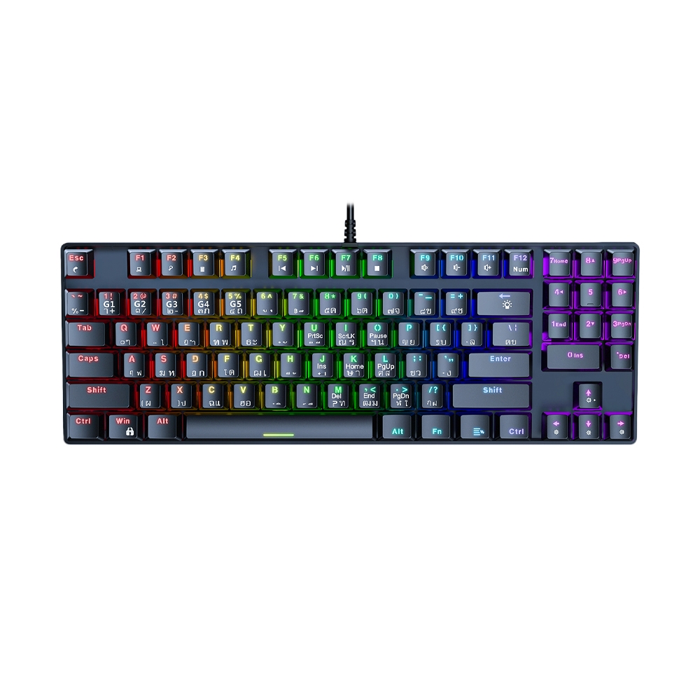 KEYBOARD ONIKUMA HARU LITE BLUE SWITCH MINI RGB (BLACK)