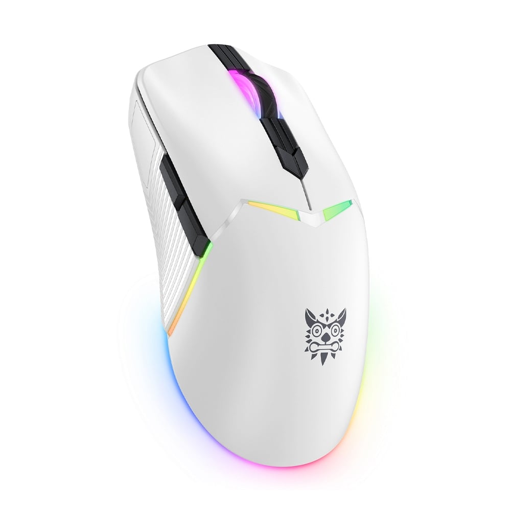MOUSE WIRELESS ONIKUMA KITSU TRI-MODE WHITE