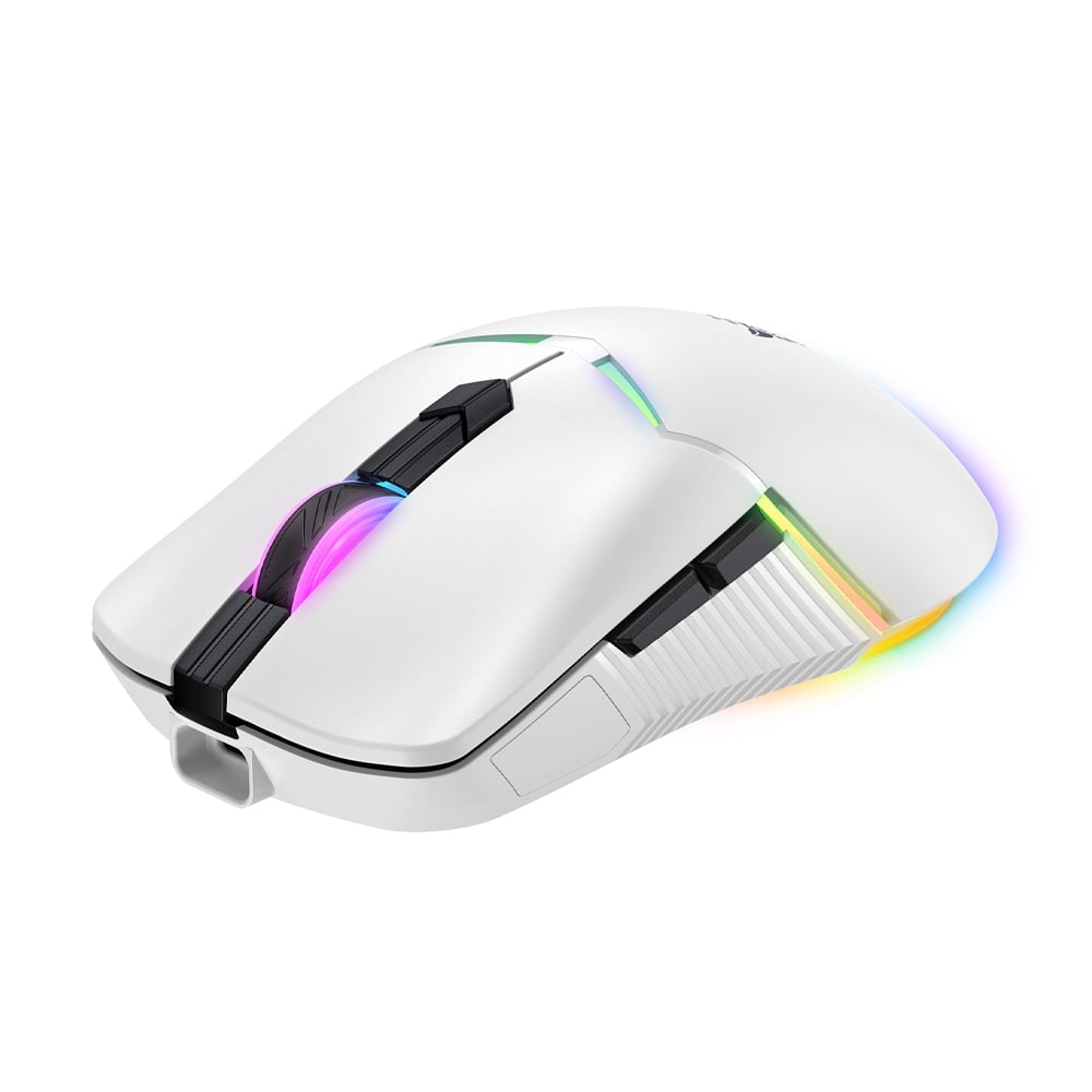 MOUSE WIRELESS ONIKUMA KITSU TRI-MODE WHITE