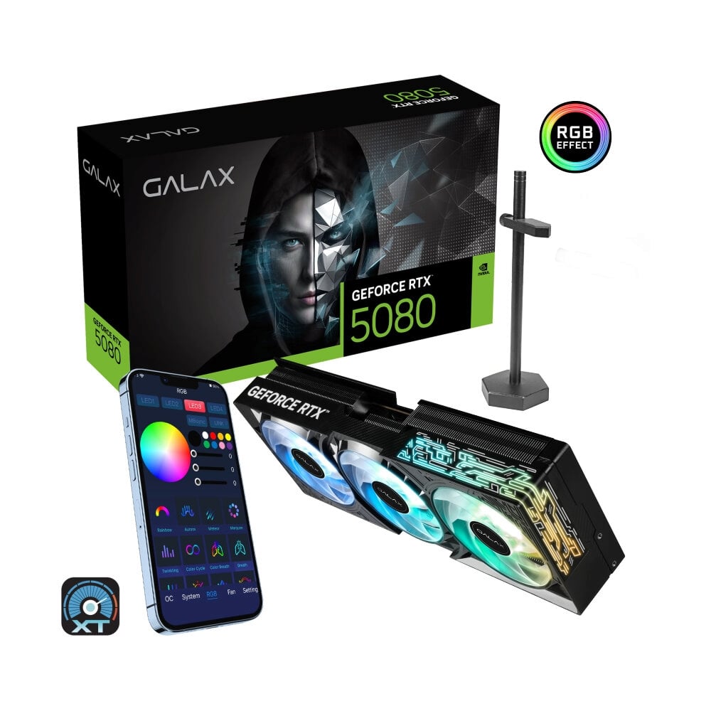 VGA GALAX GEFORCE RTX 5080 1-CLICK OC - 16GB GDDR7 | Advice จ.ศรีสะเกษ ...