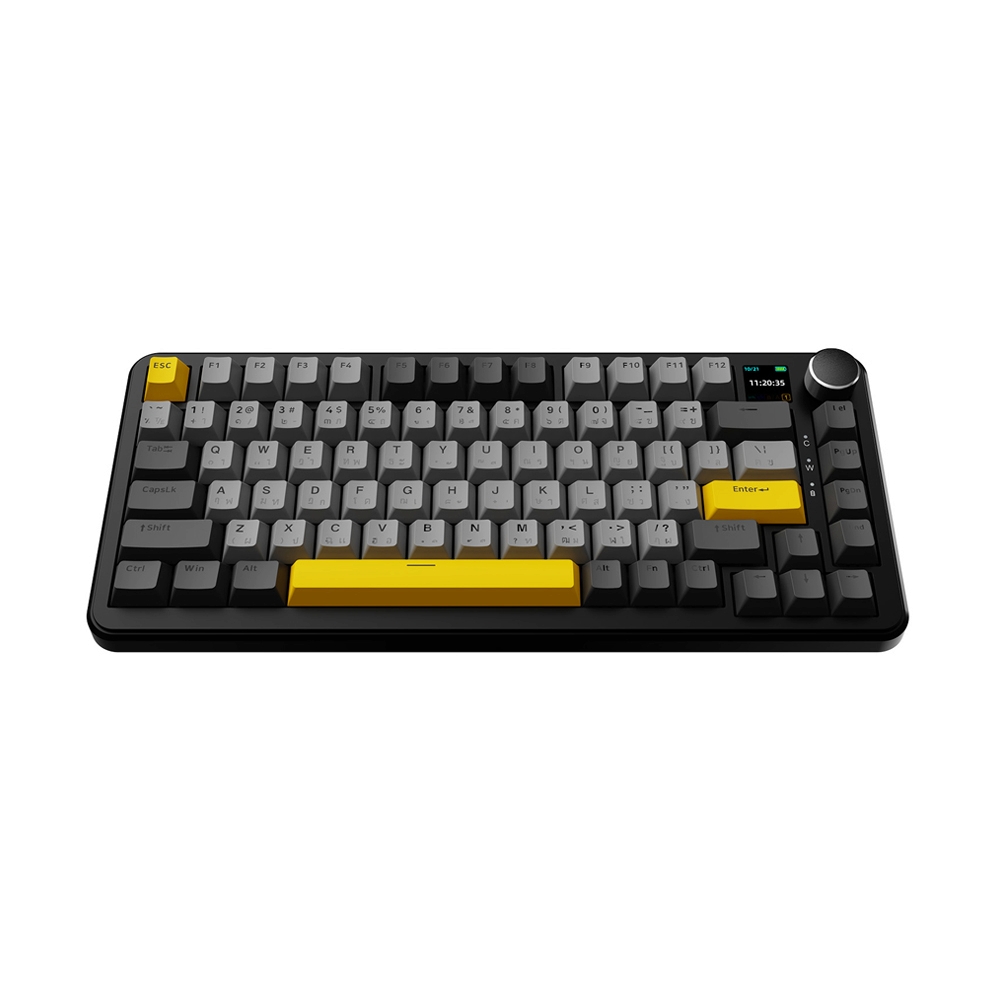 WIRELESS/BLUETOOTH KEYBOARD AJAZZ AK820 MAX LCD STARRY NIGHT MAGNETIC ...