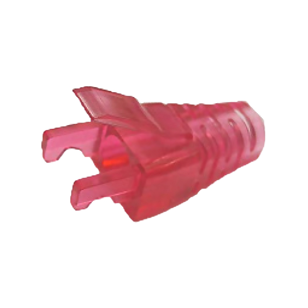 Plug Boots CAT6 LINK (US-6622A) 10/Pack Red