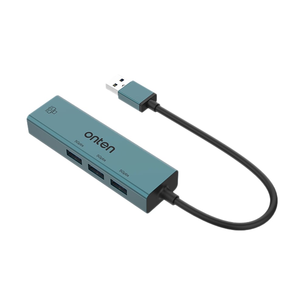 3 Port USB HUB V3.0 + LAN ONTEN (OTN-5220)