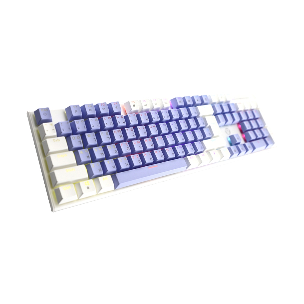 KEYBOARD FANTECH MK889 ATOM 104 PURPLEWHITE BL-SWTH