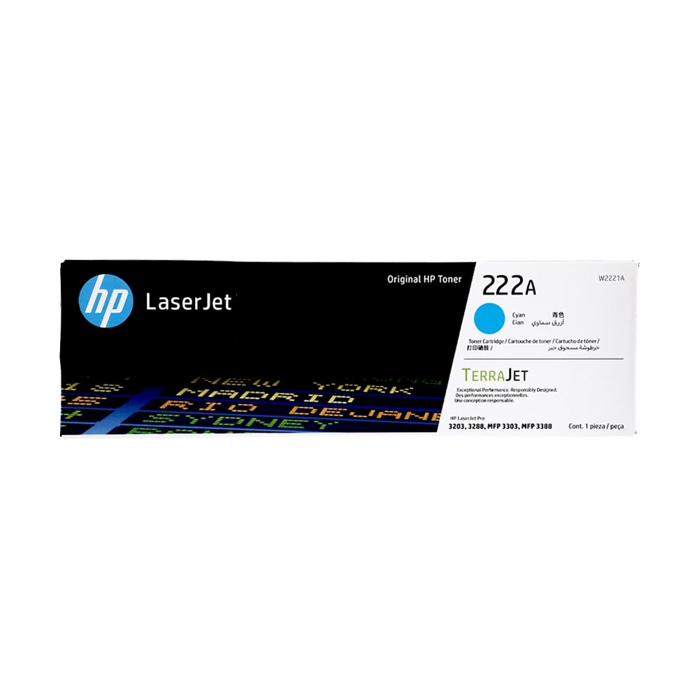 Toner Original HP 222A W2221A C