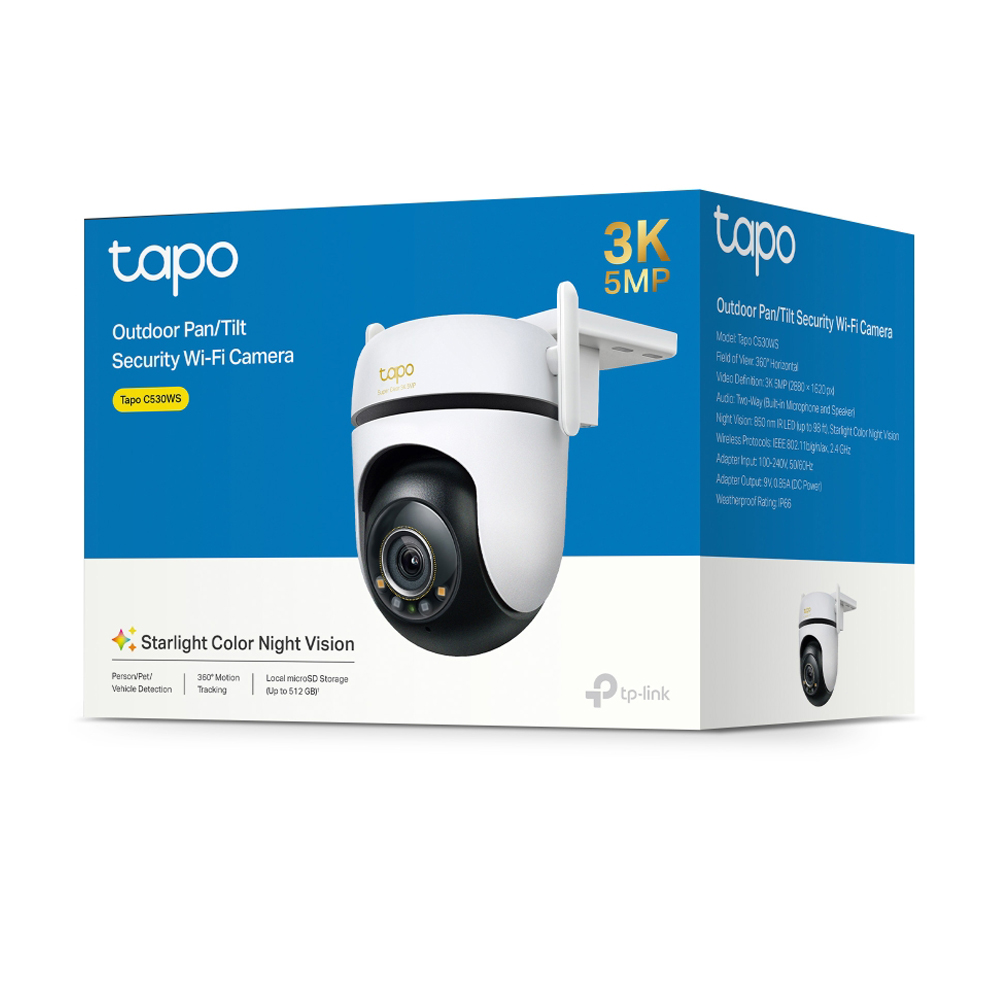 กล้องไร้สาย Smart Camera (5.0MP) TP-LINK TAPO C530WS Outdoor