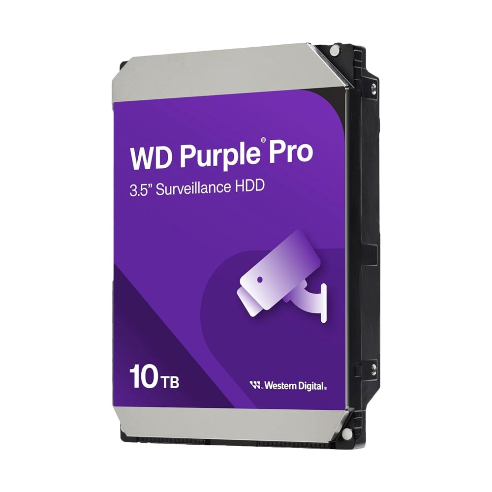 10 TB HDD CCTV WD PURPLE PRO (7200RPM, 256MB, SATA-3, WD102PURP)