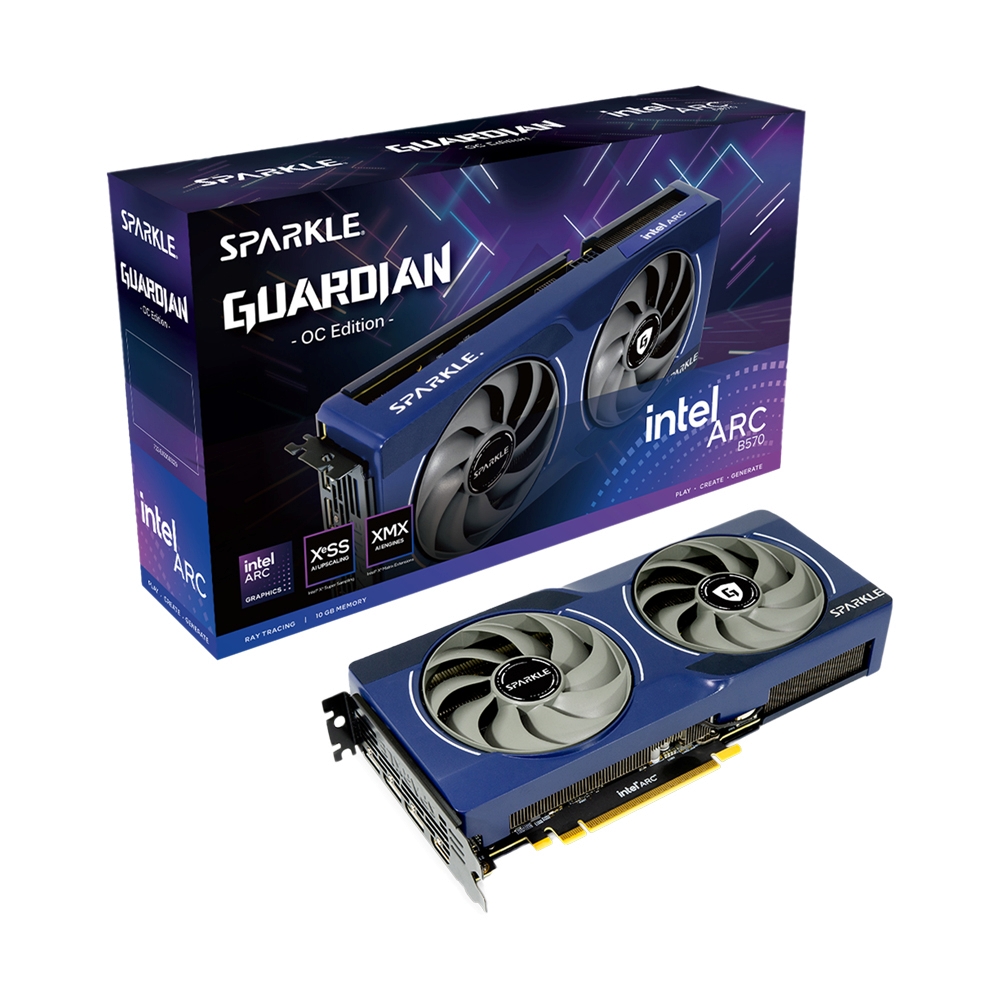 VGA SPARKLE INTEL ARC B570 GUARDIAN OC - 10GB GDDR6