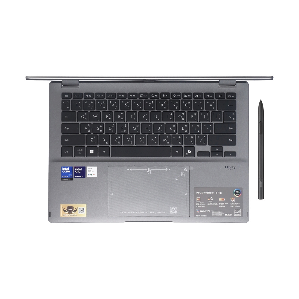 Notebook Asus Vivobook S 14 Flip TP3407SA-QL727WA (Matte Gray)