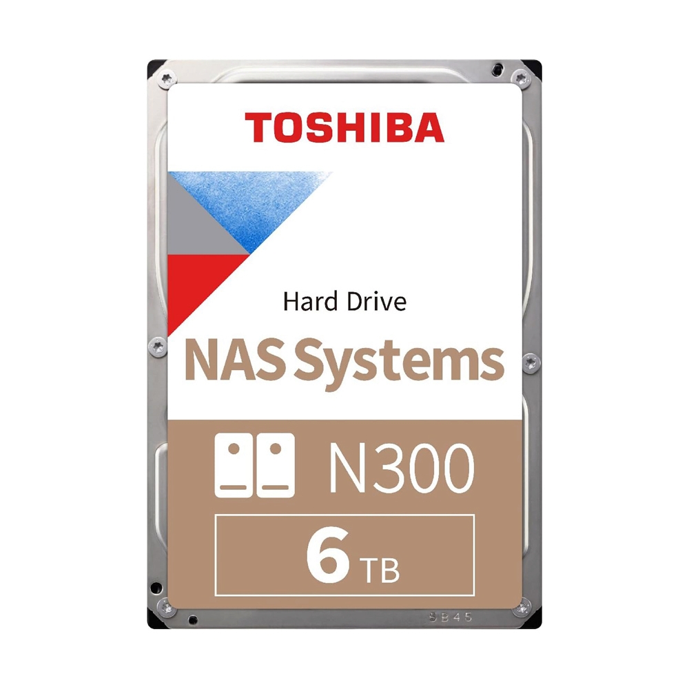 6 TB HDD TOSHIBA N300 (7200RPM, 512MB, SATA-3, HDWG760UZSVA)