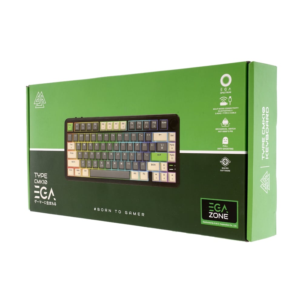 WIRELESS/BLUETOOTH KEYBOARD EGA CMK10 BLUE-SWITCH