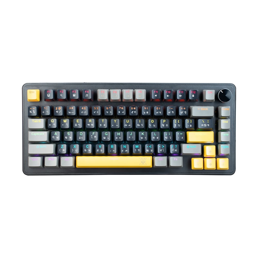 K/B NUBWO-X804 GRAY/BLACK (RED SW)