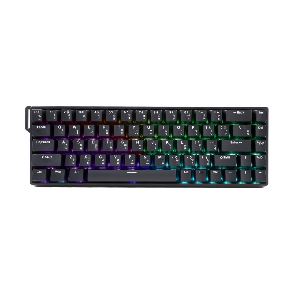 KEYBOARD AULA WIN68 BLACK GRAYWOOD MAGNETIC SWITCH | Advice จ.มหาสารคาม ...