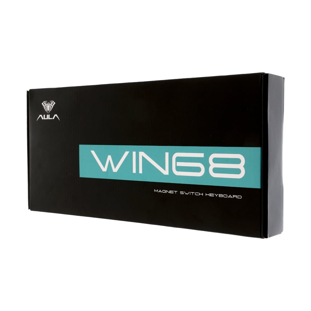 KEYBOARD AULA WIN68 GRAY/YELLOW/BLACK CHUN MAGNETIC SWITCH