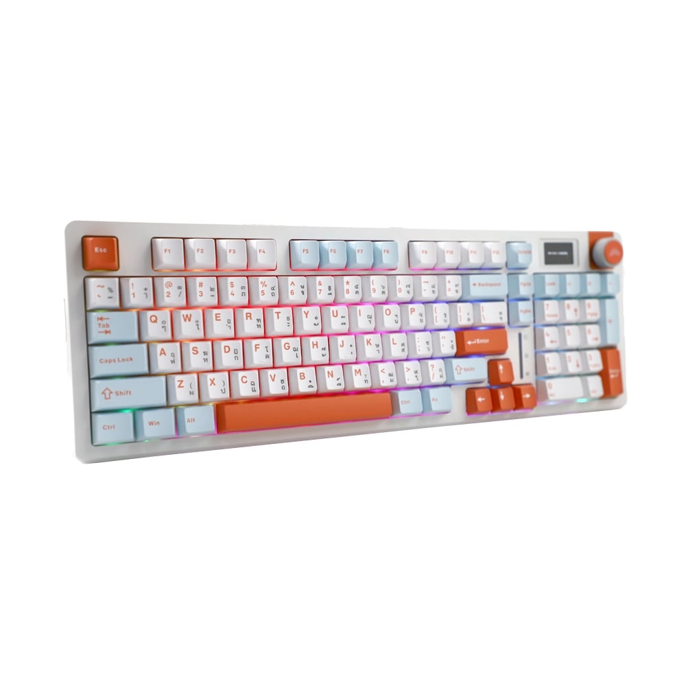 WIRELESS/BLUETOOTH KEYBOARD AULA S98PRO BLUE/WHITE/ORANGE NIMBUS SWITCH