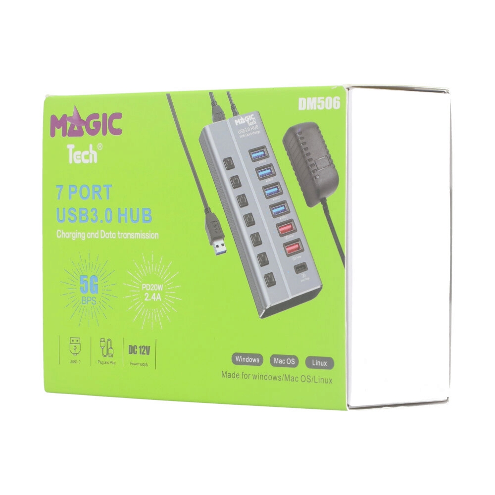 7 Port USB HUB v3.0 MAGICTECH (DM506)