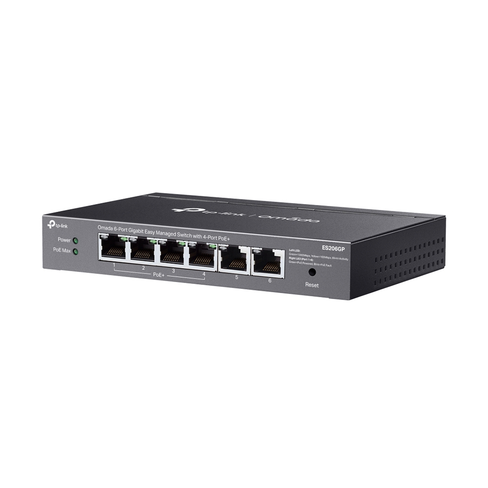 Gigabit Switching Hub 6 Port TP-LINK Omada ES206GP (6'',4 POE)