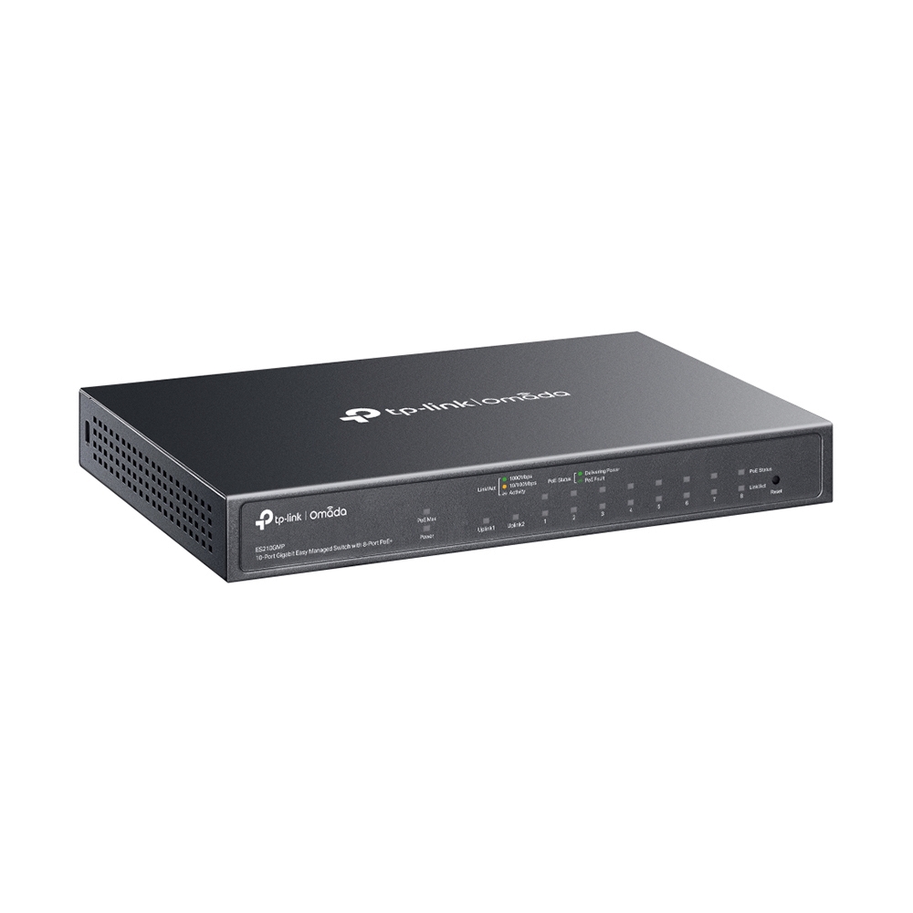 Gigabit Switching Hub 8 Port TP-LINK Omada ES210GMP (8'',8 POE,+1 SFP)