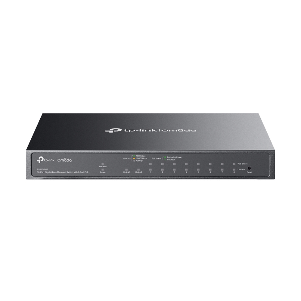 Gigabit Switching Hub 8 Port TP-LINK Omada ES210GMP (8'',8 POE,+1 SFP)
