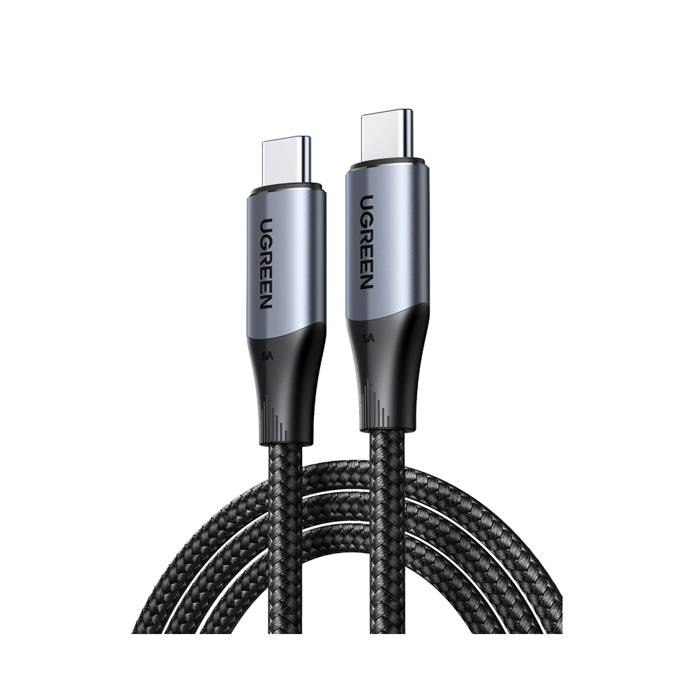 1M Cable Type-C To Type-C UGREEN (80150,10Gb) Thunderbolt 3 Black