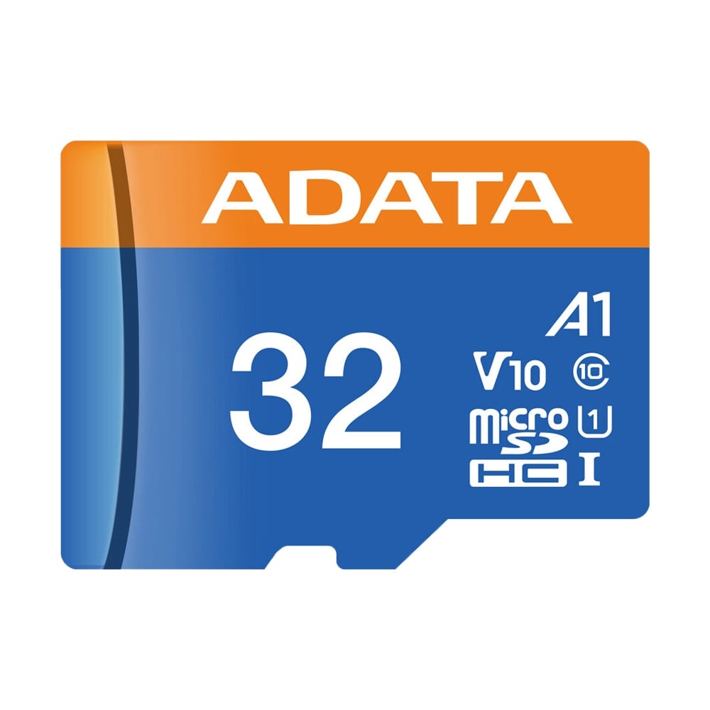 Micro SD Card 32GB ADATA Micro SDHC With SD Adapter (100MB/s,)