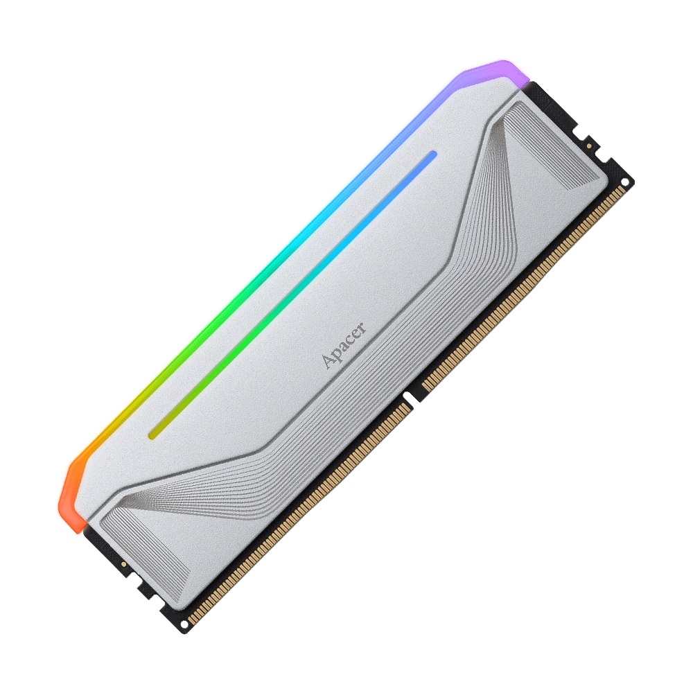 RAM DDR5(6000) 16GB APACER NOX RGB WHITE (AH5U16G60C622NWAA-1)