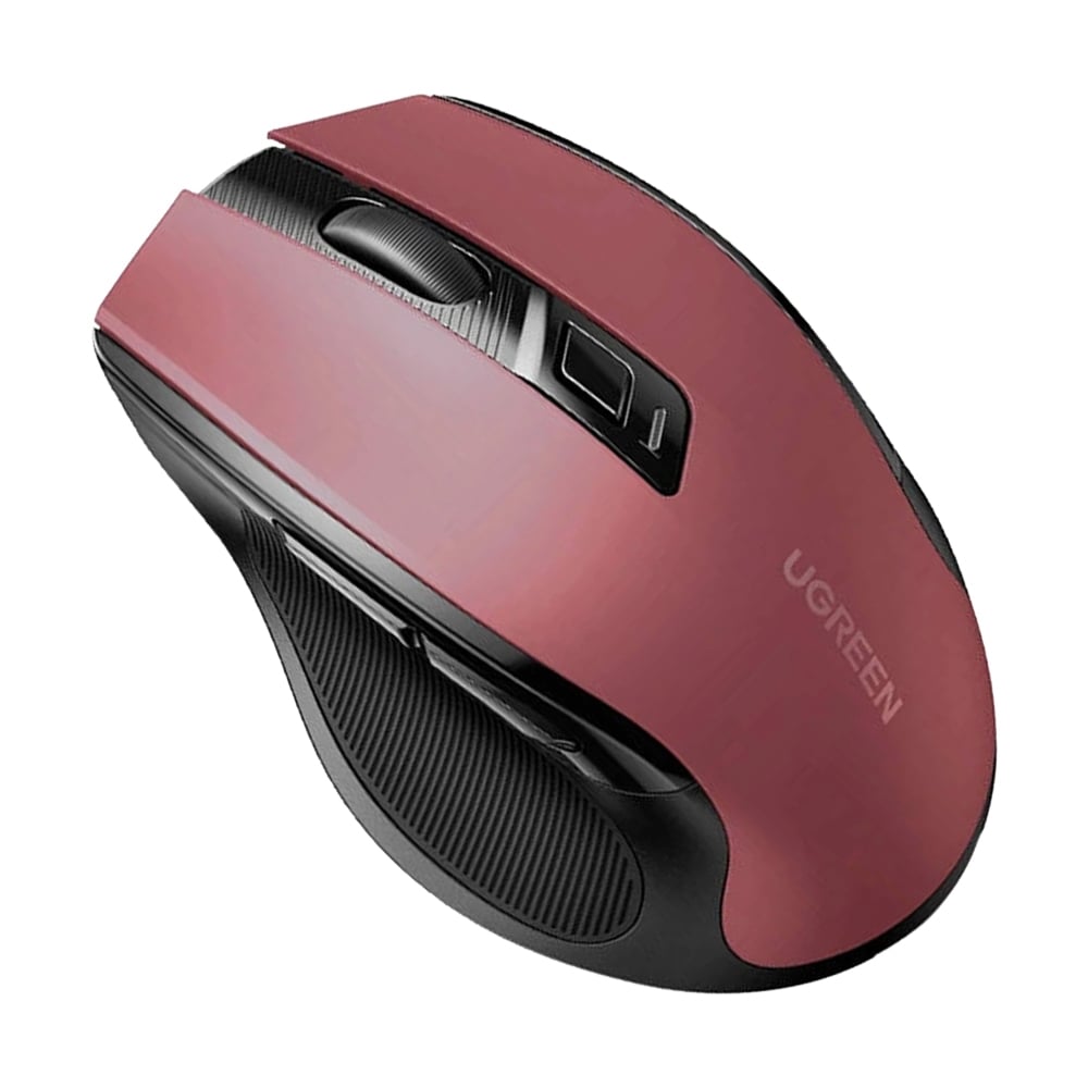 WIRELESS MOUSE UGREEN ERGONOMIC MU006 2.4G/BLUETOOTH RED
