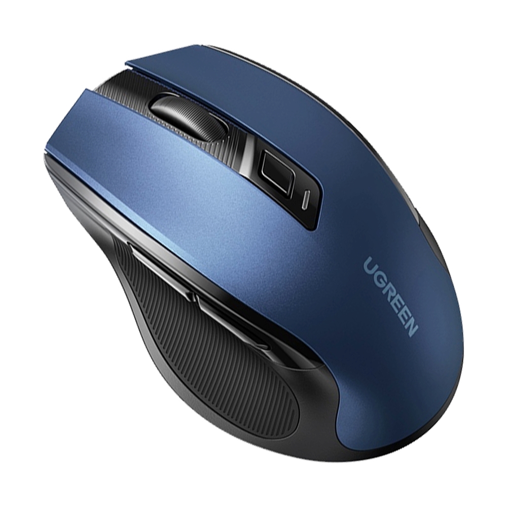 WIRELESS MOUSE UGREEN ERGONOMIC MU006 2.4G/BLUETOOTH BLUE