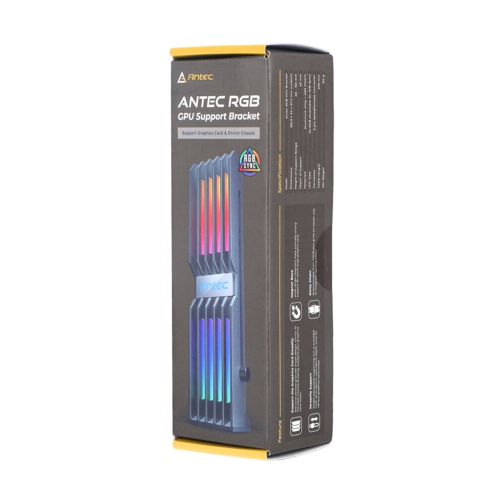 ANTEC GRAPHICS CARD HOLDER RGB BLACK (AT-GPUH-ARGB-BK)