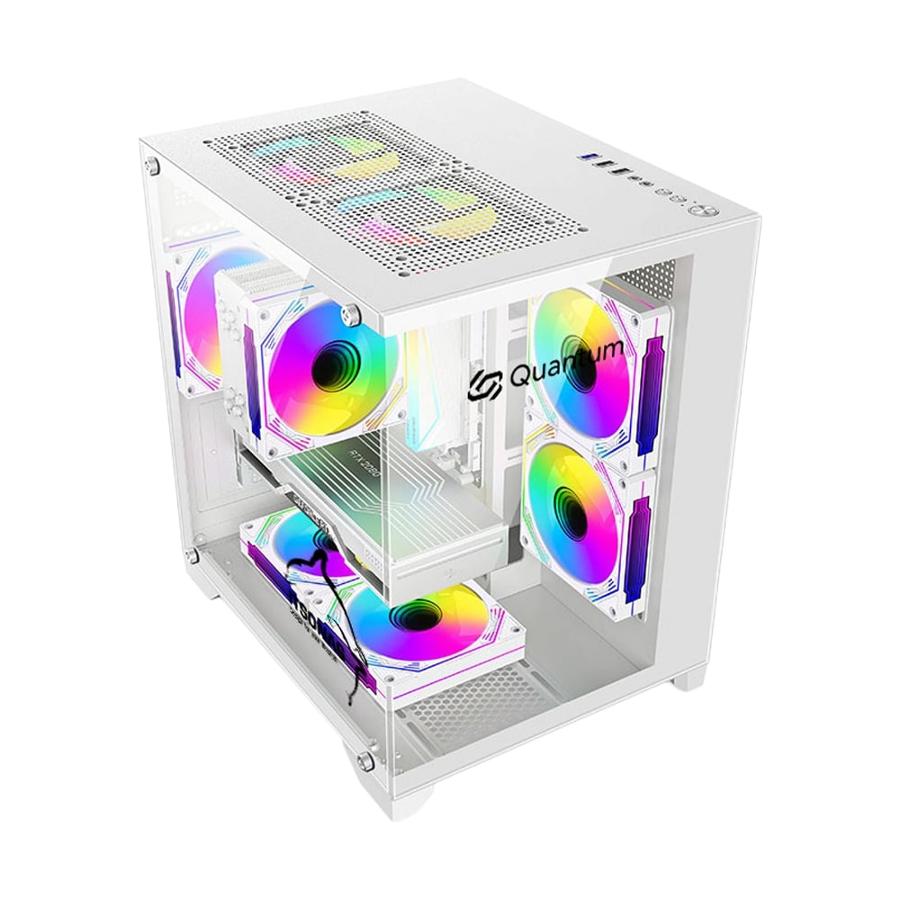 mATX CASE (NP) ITSONAS Quantum ARGB WHITE