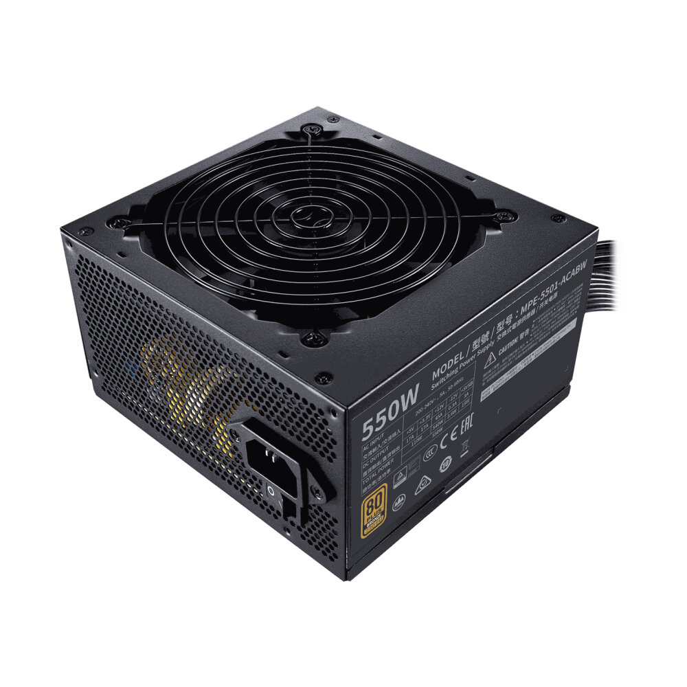 POWER SUPPLY (80+ BRONZE) 550W COOLER MASTER MWE V2 230V (MPE-5501 ...