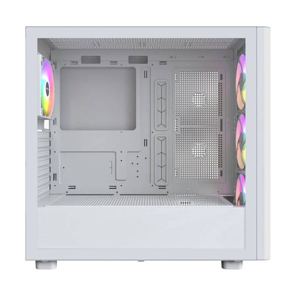 ATX CASE (NP) MONTECH XR WOOD WHITE