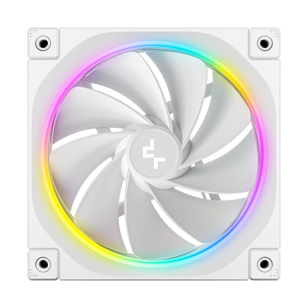 FAN CASE 12CM DEEPCOOL FL12R ARGB WHITE PACK 3 (R-FL12R-WHAPN3-G)