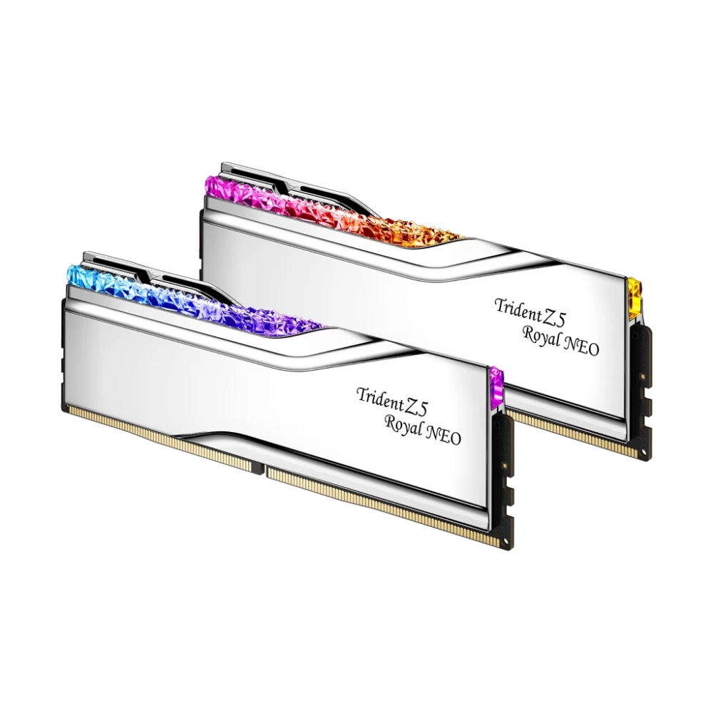 RAM DDR5(8000) 48GB (24GBx2) G.SKILL TRIDENT OC Z ROYAL NEO SILVER (F5 ...