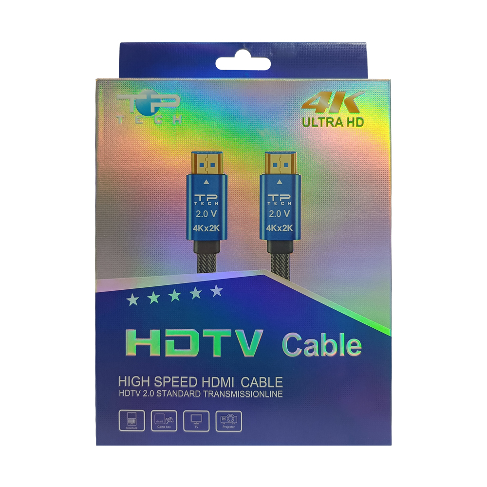 สาย HDTV 4K (V.2.0) M/M (10M) TOP TECH