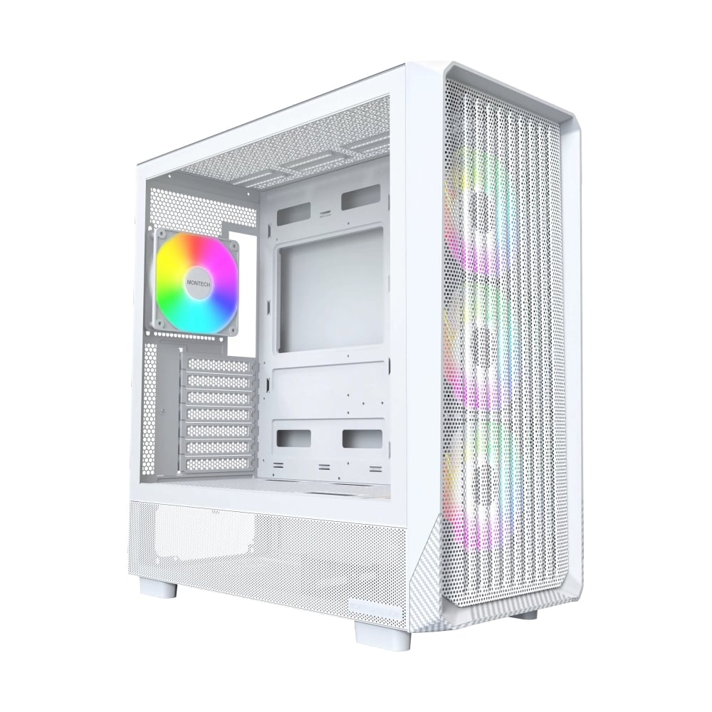 ATX CASE (NP) MONTECH X5 WHITE