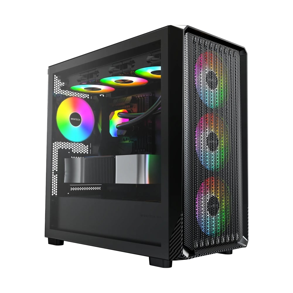 mATX CASE (NP) MONTECH X5M BLACK | Advice จ.ชลบุรี สาขา A026 (สี่แยก ...