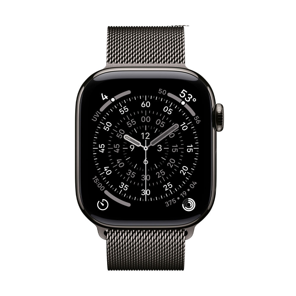 Apple Watch Series 11 GPS + Cellular 42mm Slate Titanium with Slate ...