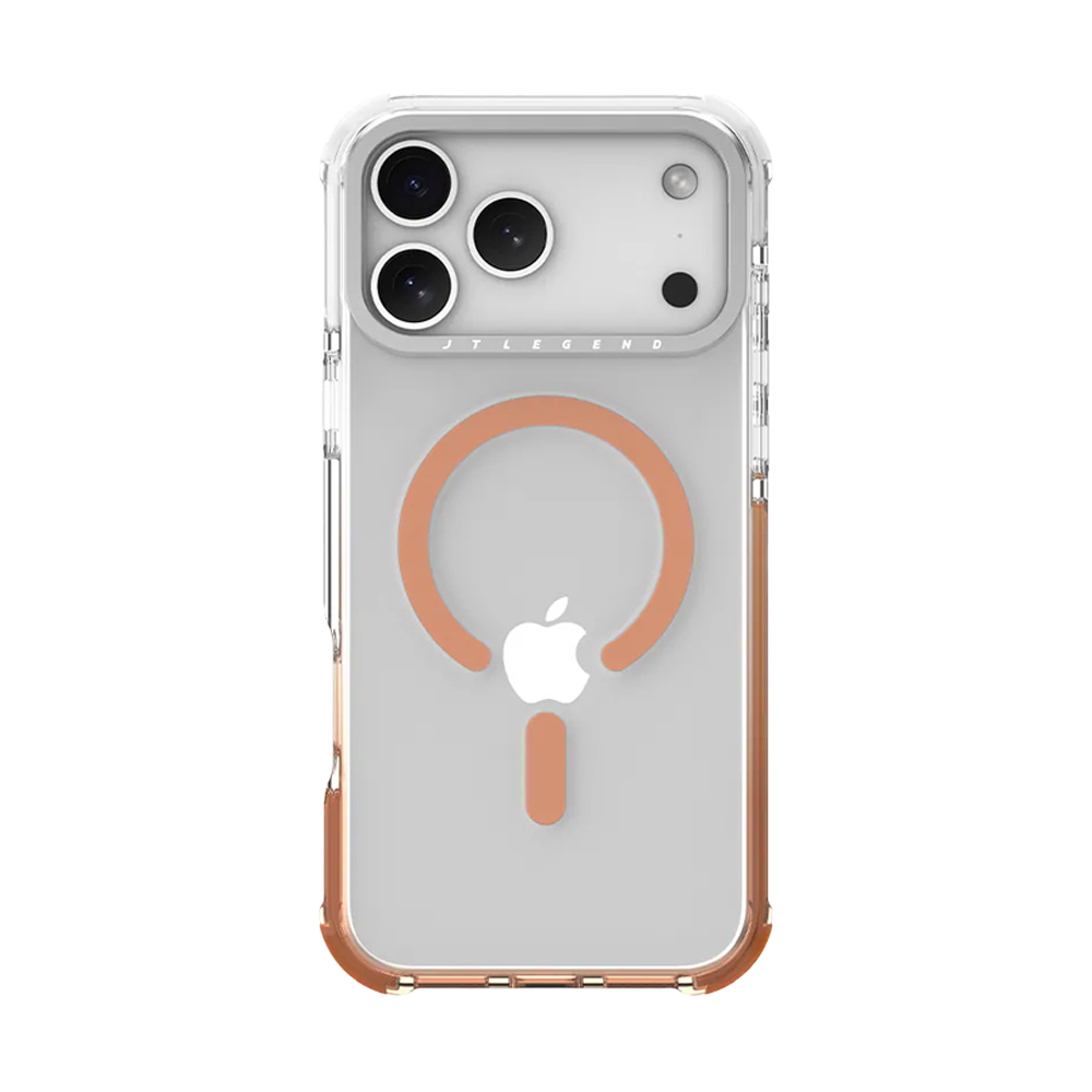 Case iPhone 17 Pro Max JTLEGEND Aura Shield Mag Lens Stand - Burnt Orange