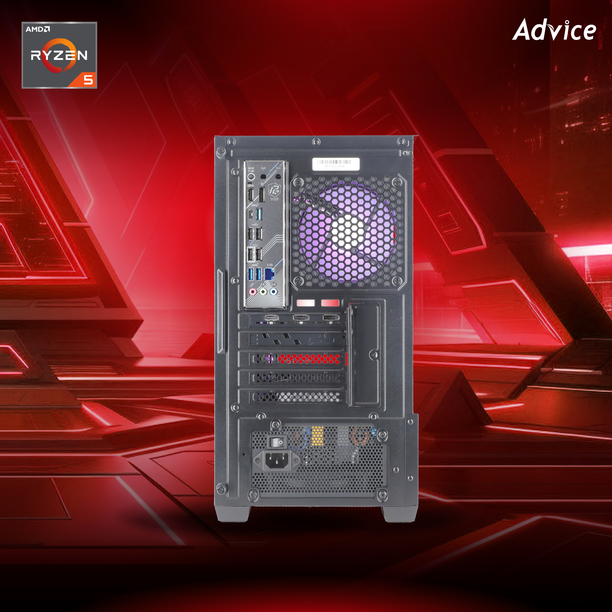 คอมประกอบ Advice : Computer Set AMD #A257 RYZEN 5 7500F AMD RX 9060XT ...