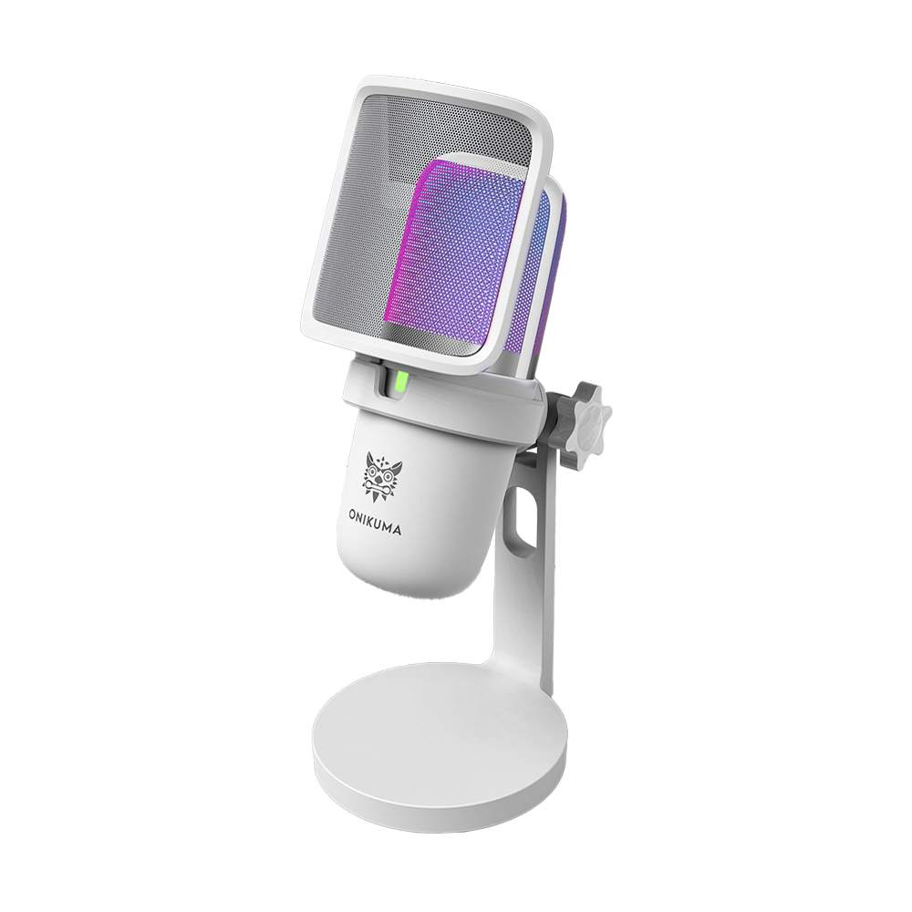 Microphone Onikuma Hoko Rgb M730 White