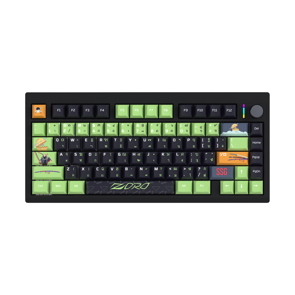 KEYBOARD WIRELESS BLUETOOTH FANTECH X ONE PIECE MK921 MAXFIT8 ZORO ...